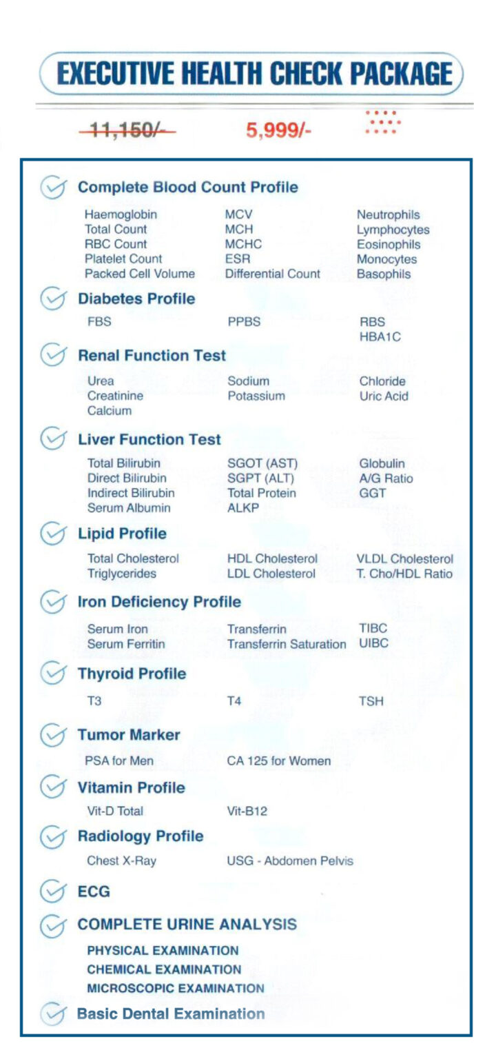 Health Check Packages Cura Hospitals